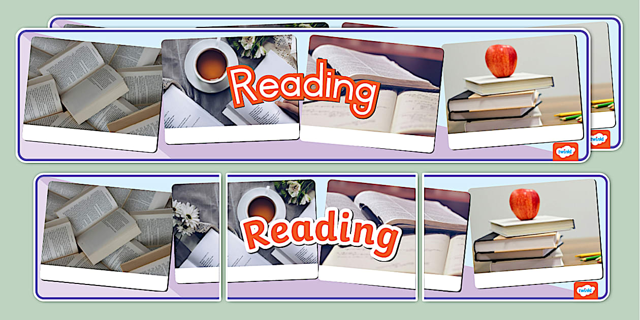 Reading Photo Display Banner (Teacher-Made) - Twinkl