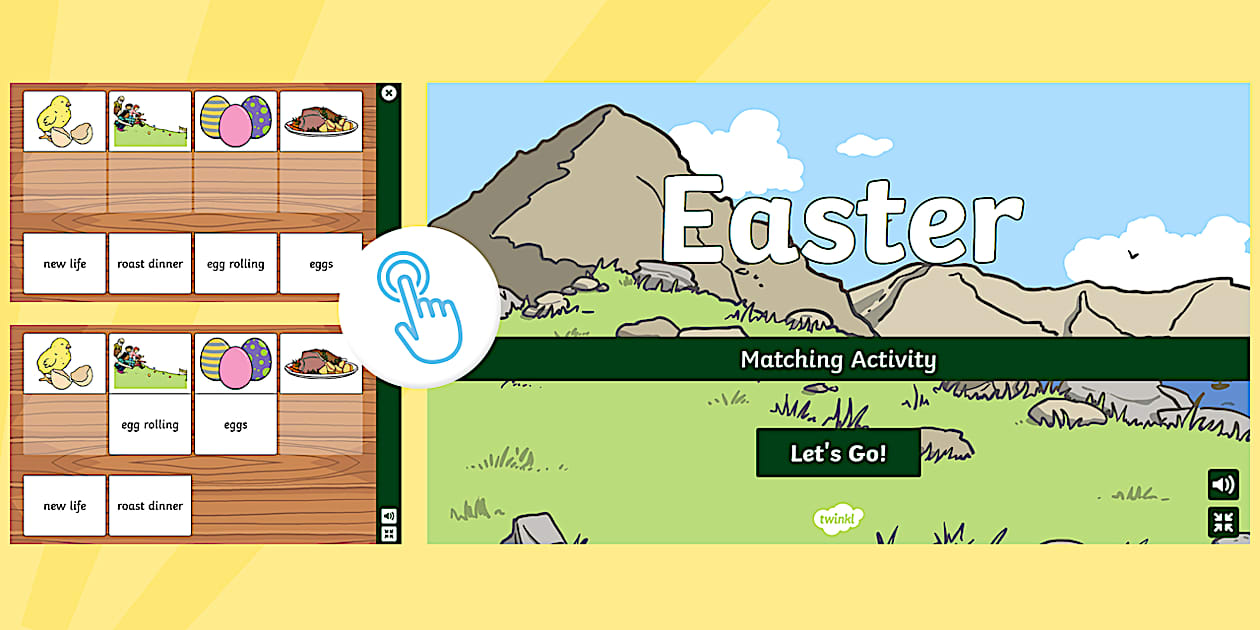 Easter Interactive Matching Activity | Twinkl Go! - Twinkl