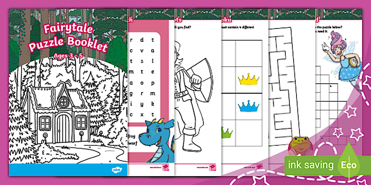 Fairytale Puzzle Activity Booklet (teacher made) - Twinkl