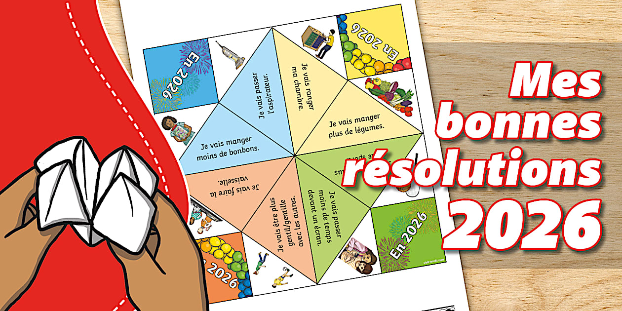 Mes bonnes résolutions 2024
