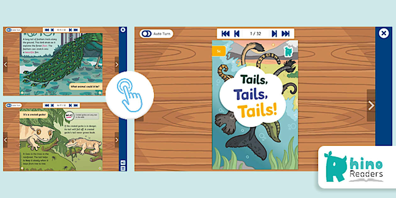 5c Non-Fiction Book | Tails, Tails, Tails! (teacher made)