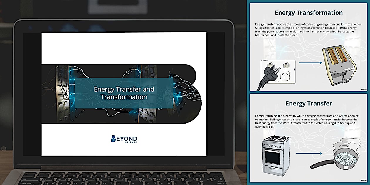 Energy Transfer and Transformation Presentation - Twinkl