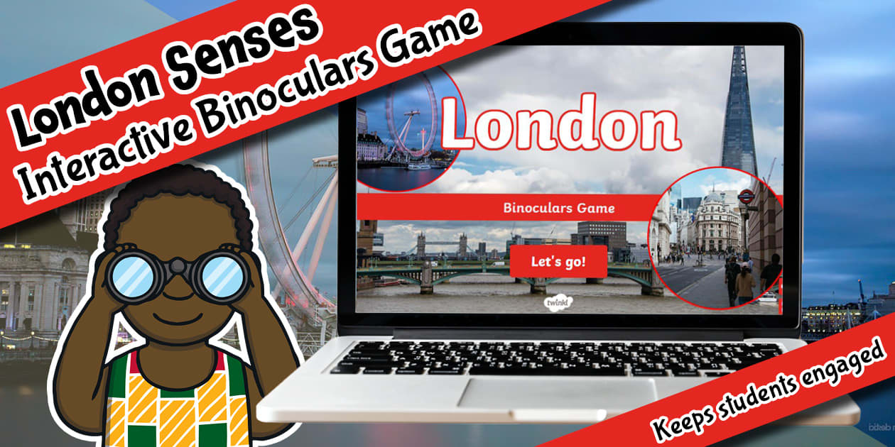 London Senses Interactive Binoculars Game - Twinkl