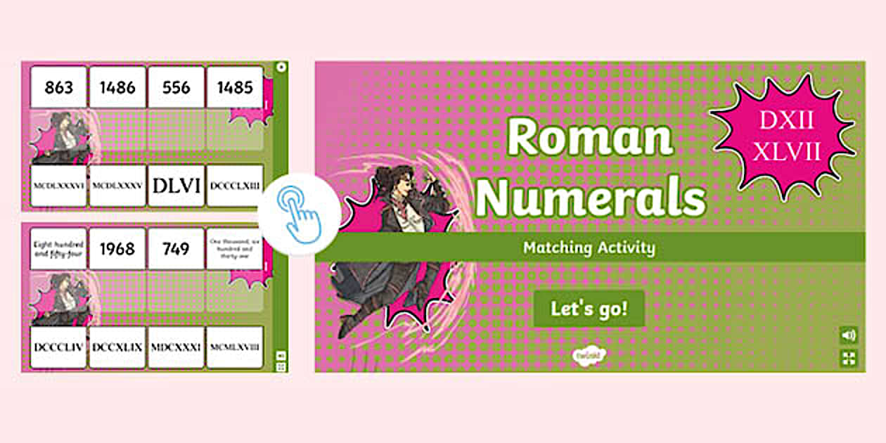 👉 Roman Numerals Game | Maths Matching - KS2 Revision 👉 Roman Numerals Game | Maths Matching - KS2 Revision