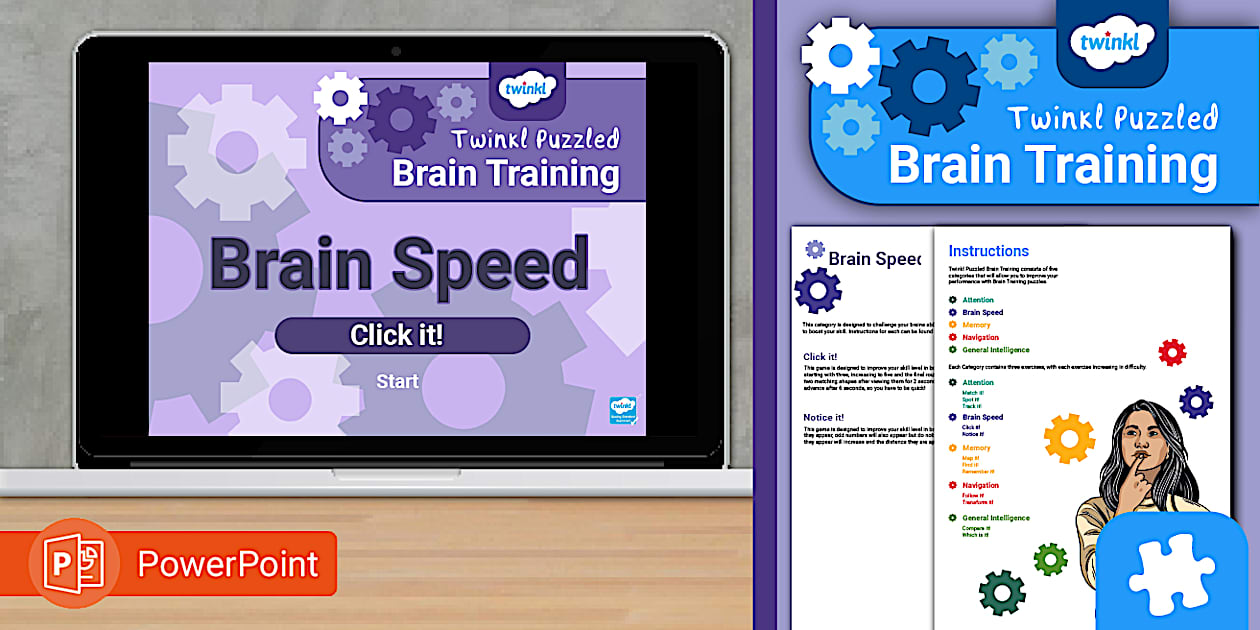 Brain Training Game - Brain Speed - Click It! | Twinkl