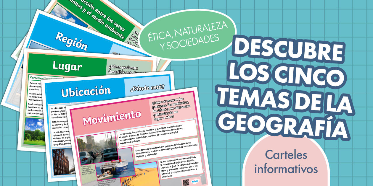 Cinco temas de la geografía