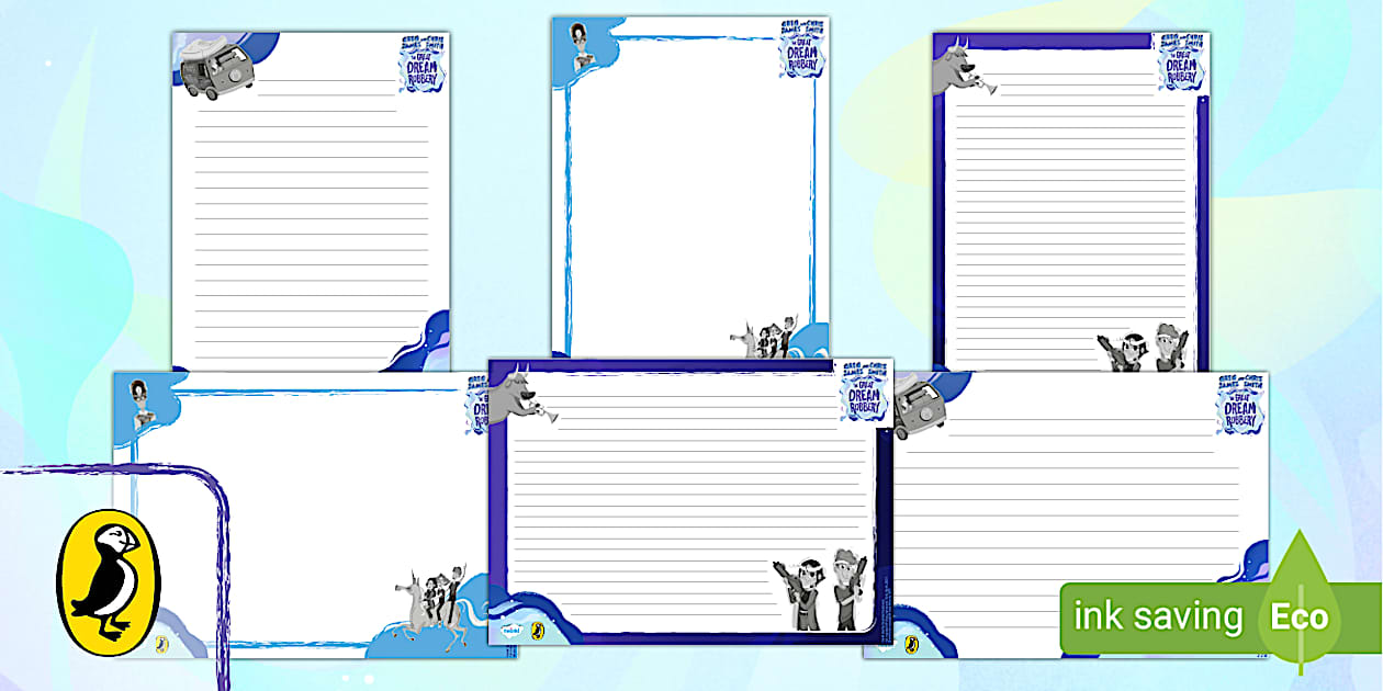 FREE! - Great Dream Robbery: Page Borders - Primary - Twinkl