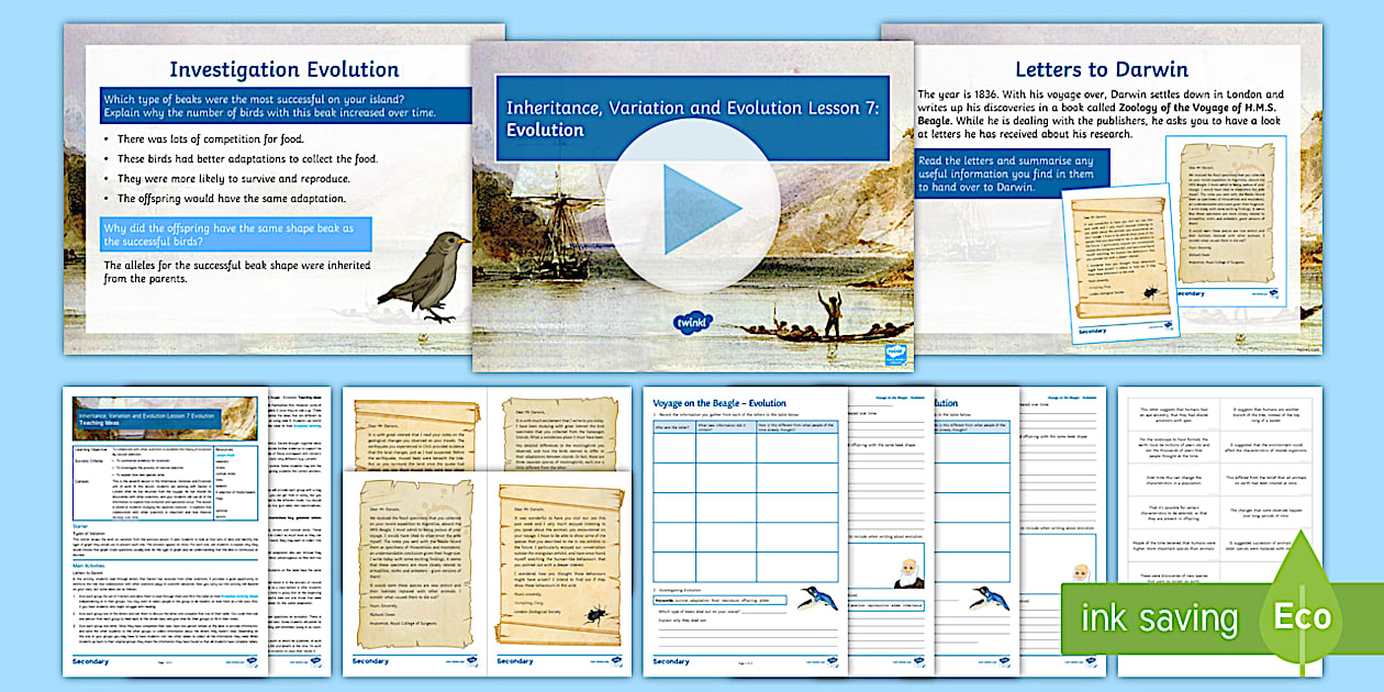 Aqa Inheritance Variation And Evolution Lesson 7 Evolution