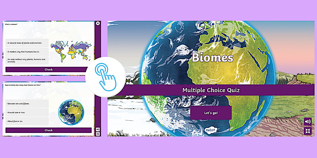 Biomes Multiple Choice Quiz - Year 4/5 HASS (teacher made)