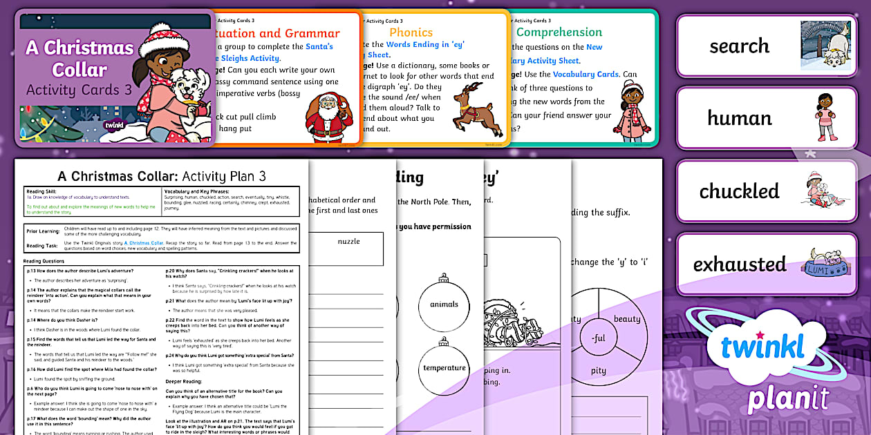 A Christmas Collar Guided Reading 3 Y2 - Twinkl