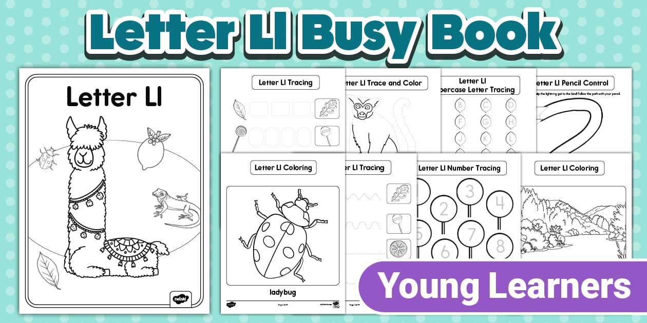 Letter Ll Busy Book