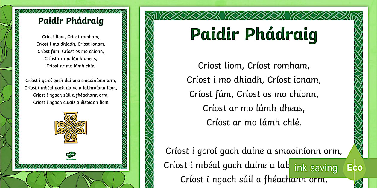 Póstaer Taispeána: Paidir Phádraig - ROI