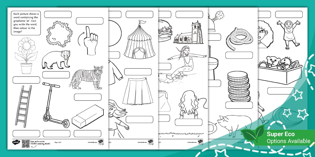 Phonics Colouring Pack (teacher made) - Twinkl