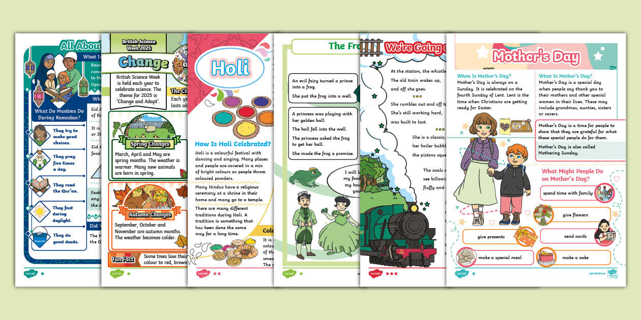 KS1 March Reading Comprehension Activity Pack - Twinkl
