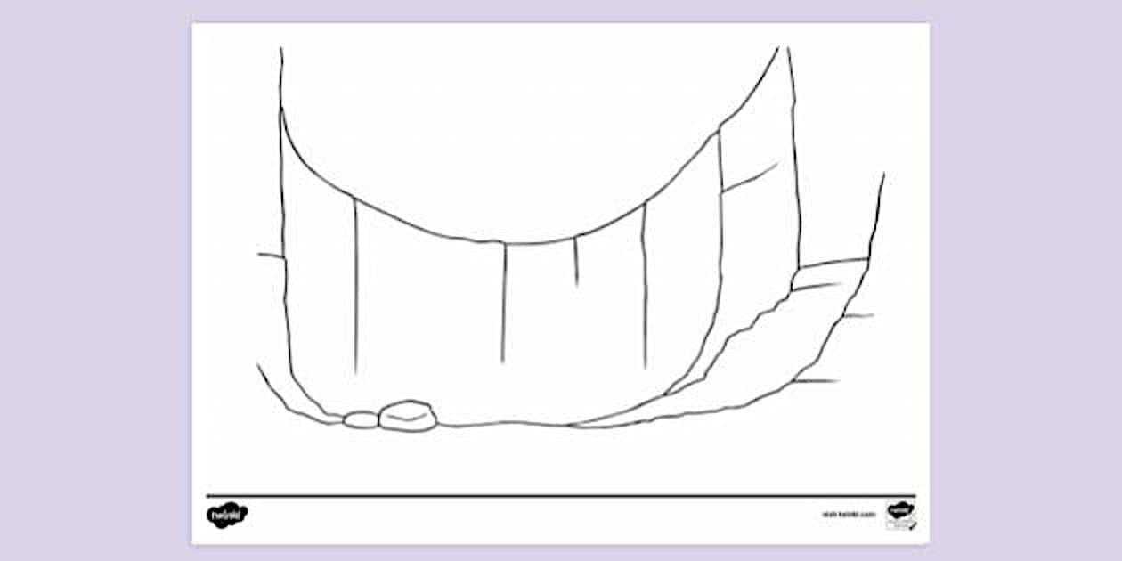 Hole in the ground background Colouring | Colouring Sheets