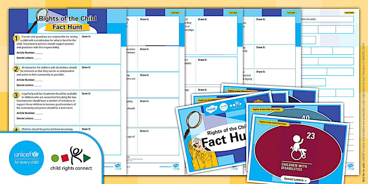 Rights of the Child Scavenger Hunt