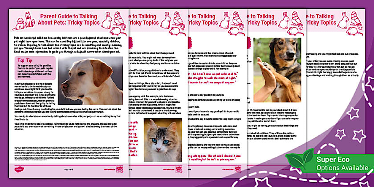 A Parent Guide to Talking About Pets | Health & Wellbeing