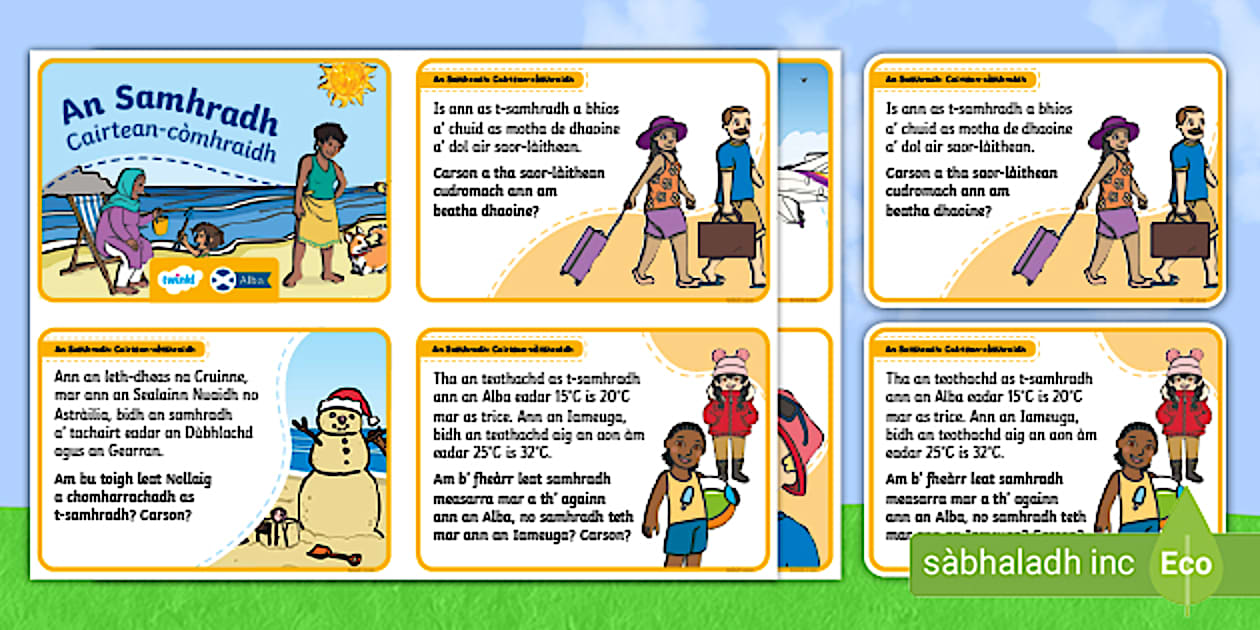 Cairtean-còmhraidh An Samhradh - FtMG (teacher made)