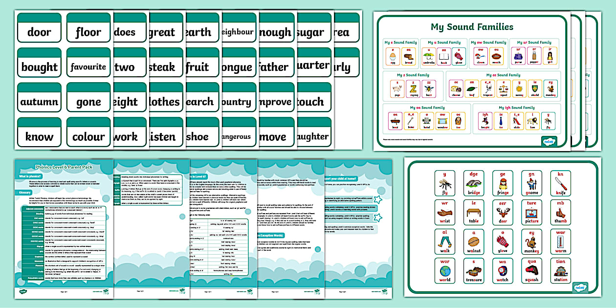 Phonics Level 6 Parent Pack (teacher made) - Twinkl