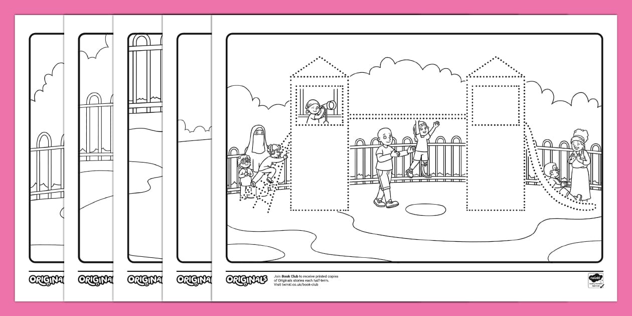 At the Park Pencil Control Sheets (teacher made) - Twinkl