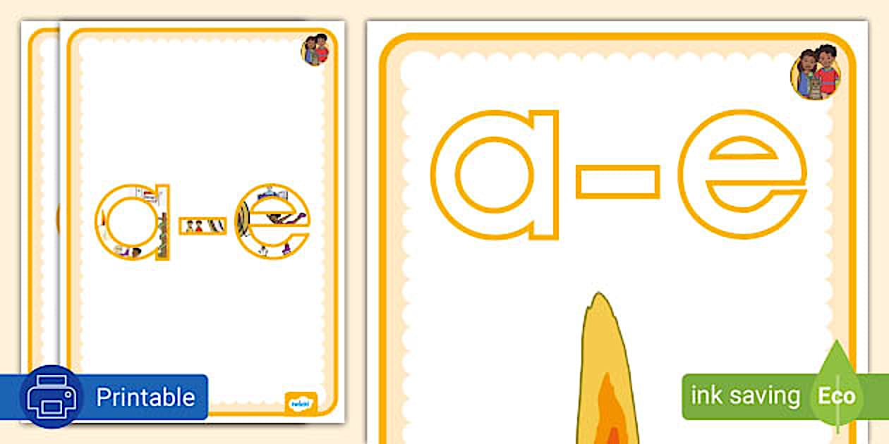 Grade 2 Phonics: a-e Sound Posters
