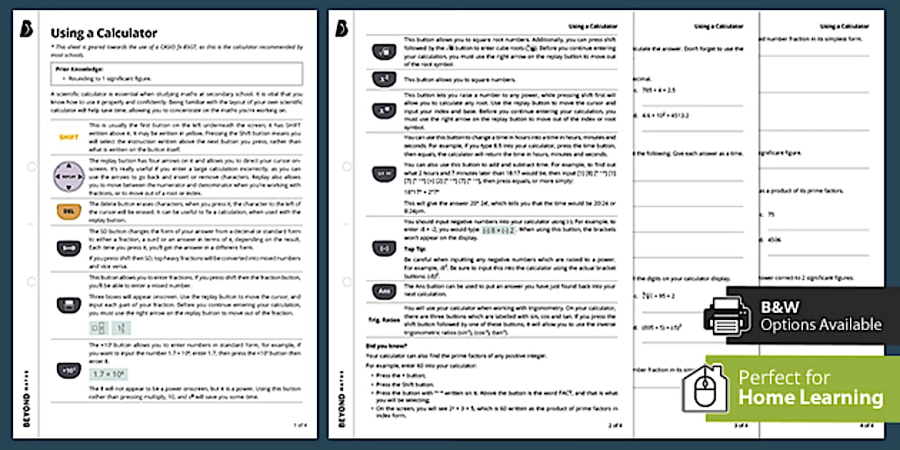 👉 Using a Calculator - Home Learning | KS3 Maths | Beyond