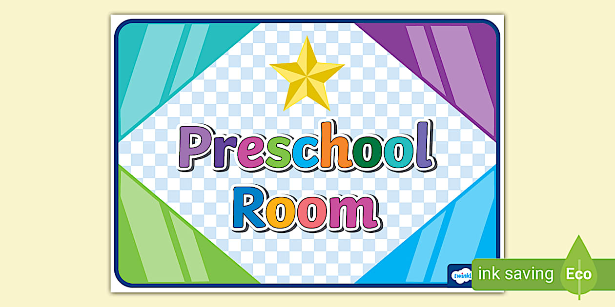 Preschool Room Display Poster (teacher made) - Twinkl