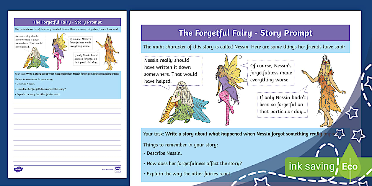 The Forgetful Fairy: Writing Prompt (Ages 7 - 11) - Twinkl
