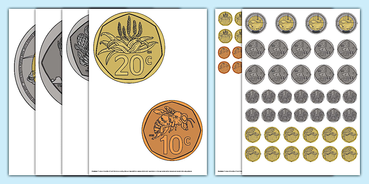 FREE! - South African Money - Twinkl South Africa - Twinkl