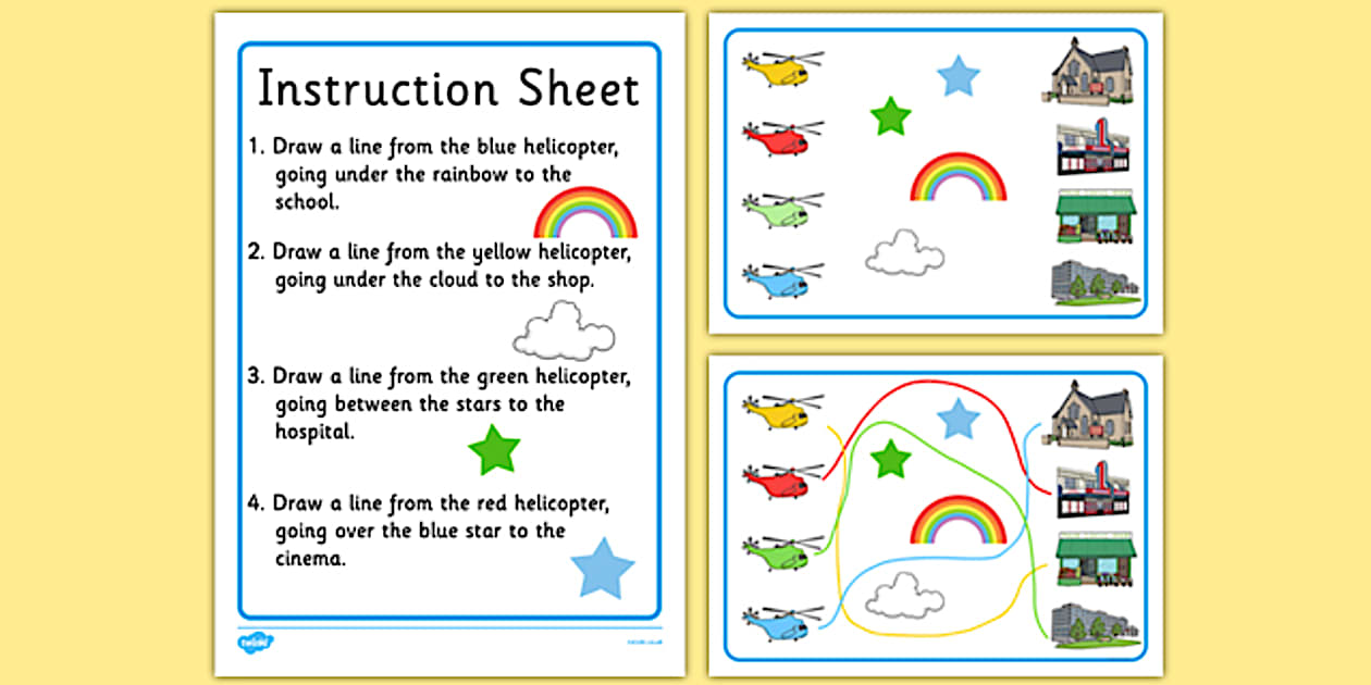Auditory Memory Map Activity 1 (teacher made) - Twinkl