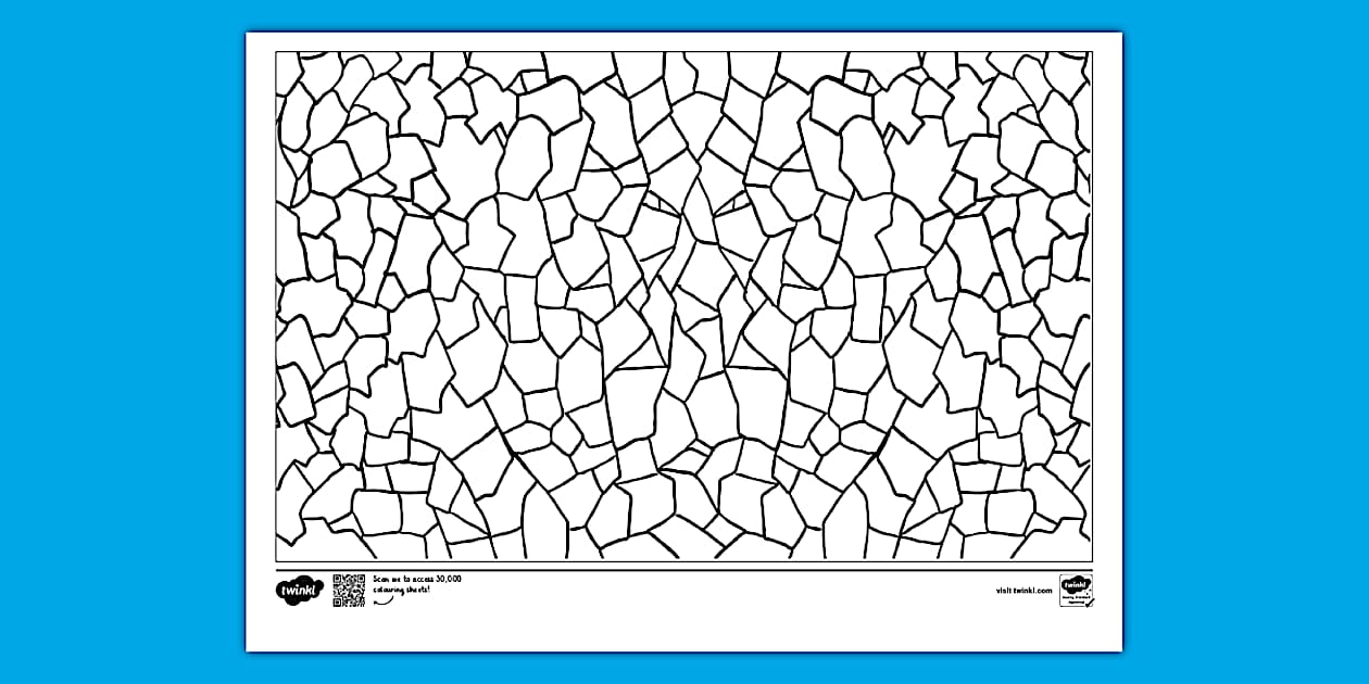 Mosaic Colouring | Colouring Sheets (teacher made) - Twinkl
