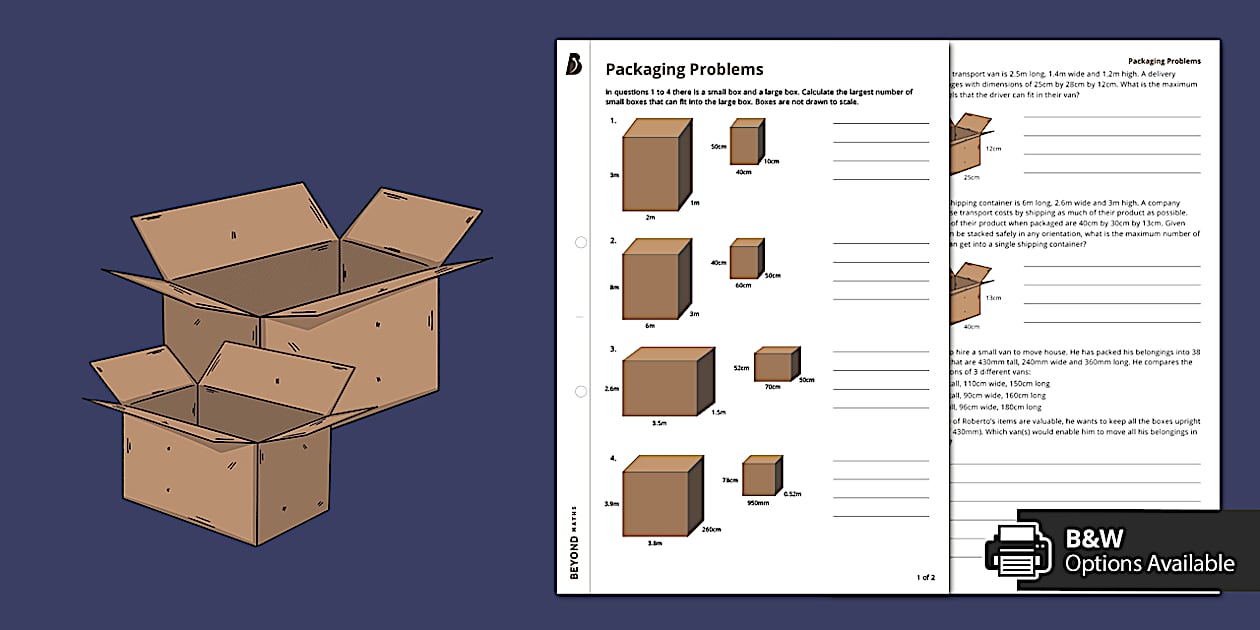 👉 Packaging Problems - Foundation (teacher made) - Twinkl