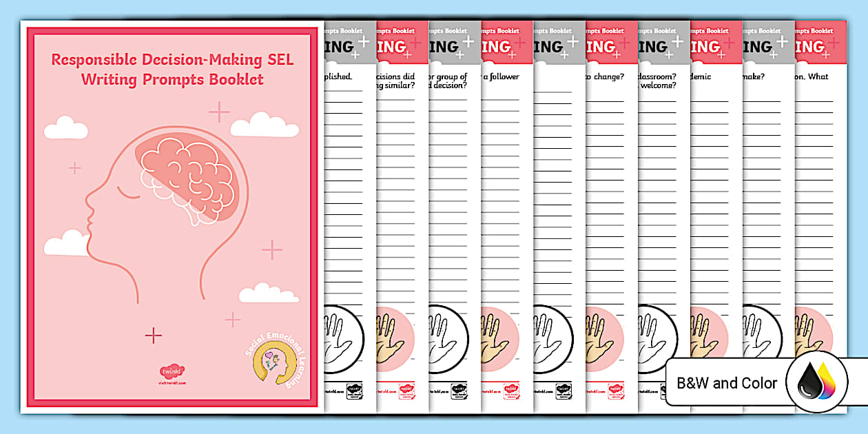 Responsible Decision Making SEL Writing Prompts | Twinkl USA