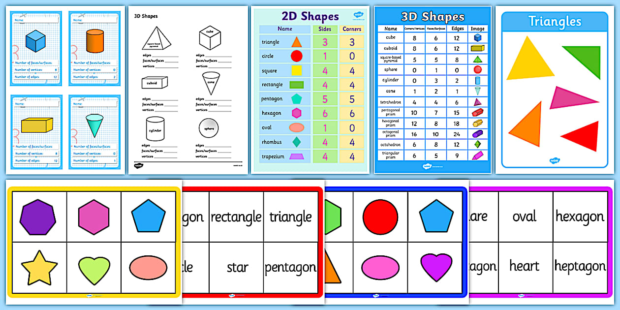 2D and 3D Shapes | Teacher-made Resource Pack - Twinkl