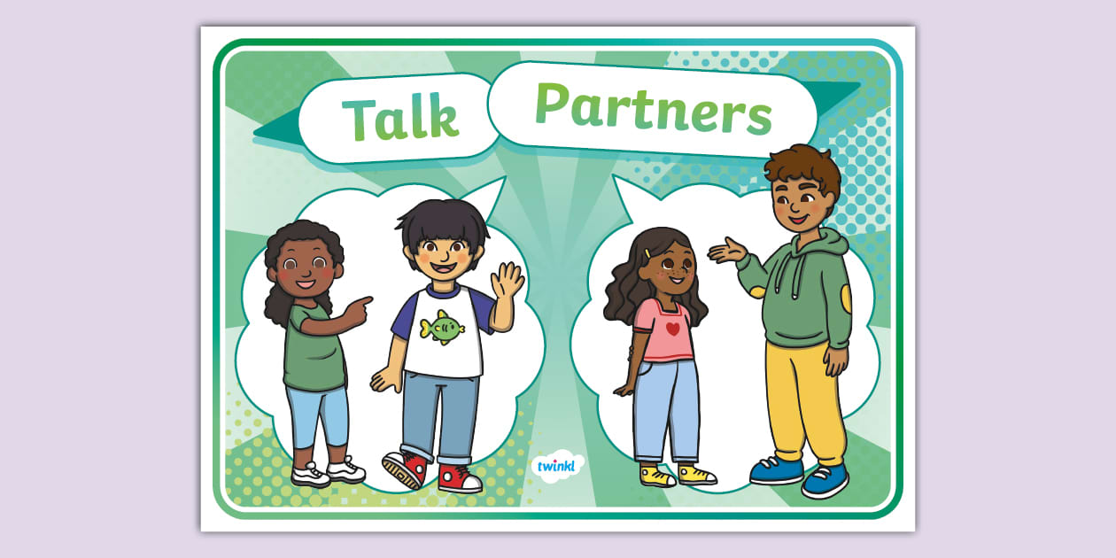 Talk Partners Display Poster (ティーチャーメイド)