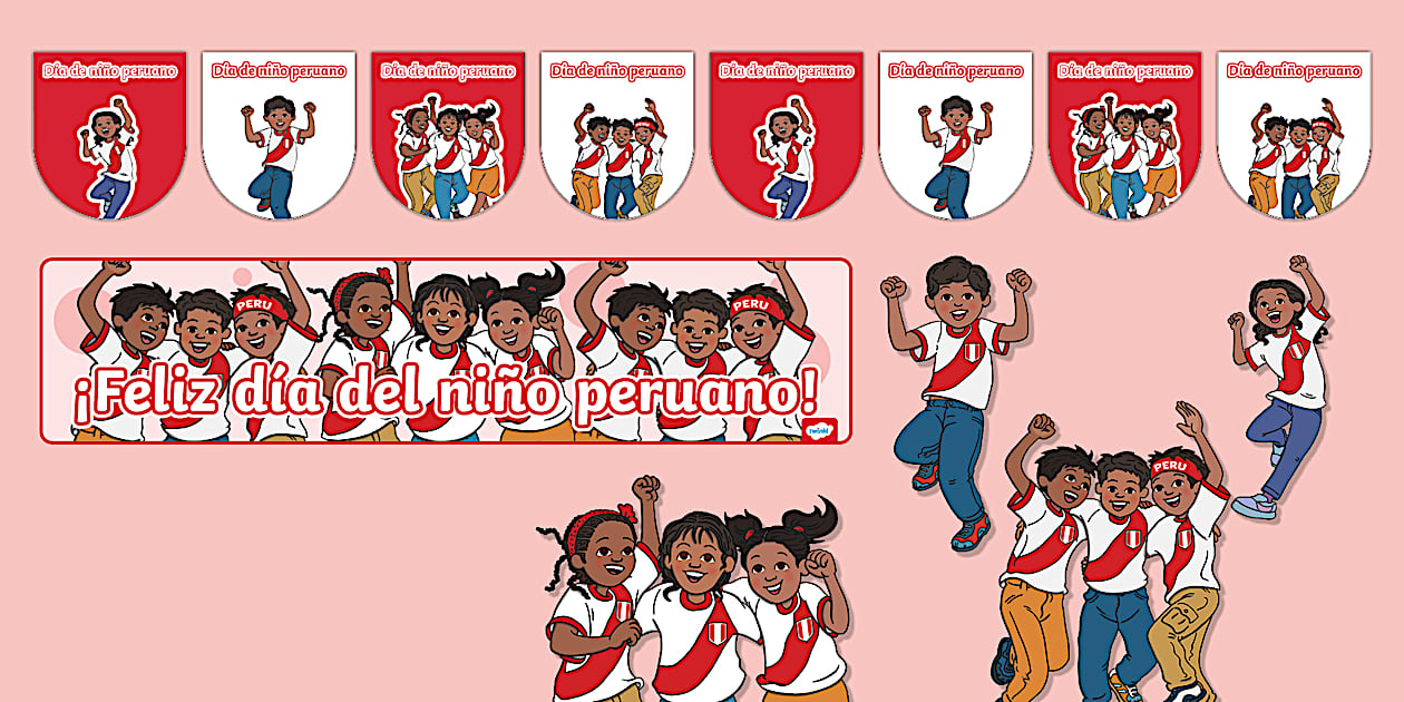 Mural del Día del Niño Peruano | Twinkl (teacher made)
