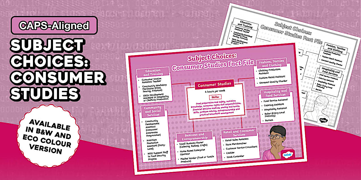 Grade 9 - LO - Subject Choices: Consumer Studies - Fact File