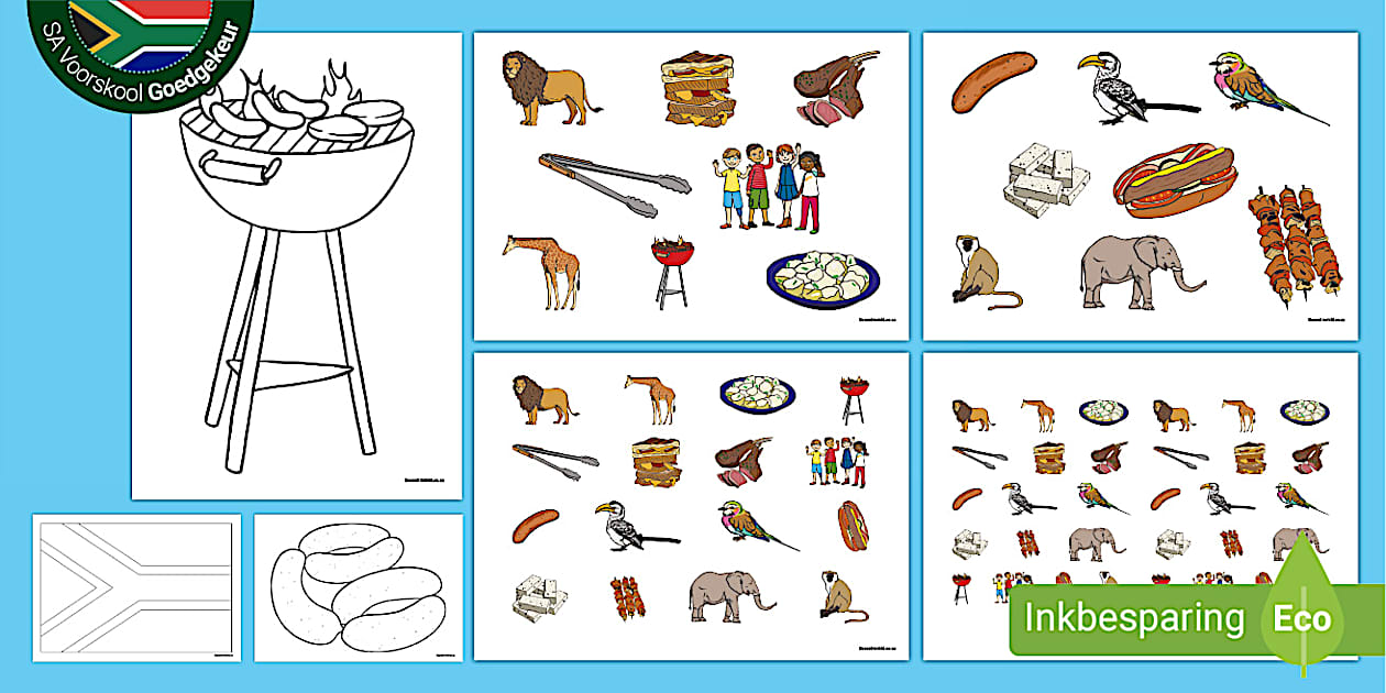 Heritage Day Collage Craft (teacher made) - Twinkl