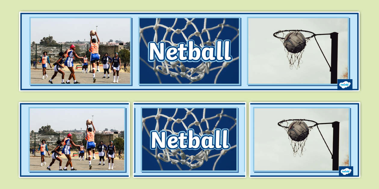 Netball Photo Display Banner - Twinkl Banner (Teacher-Made)