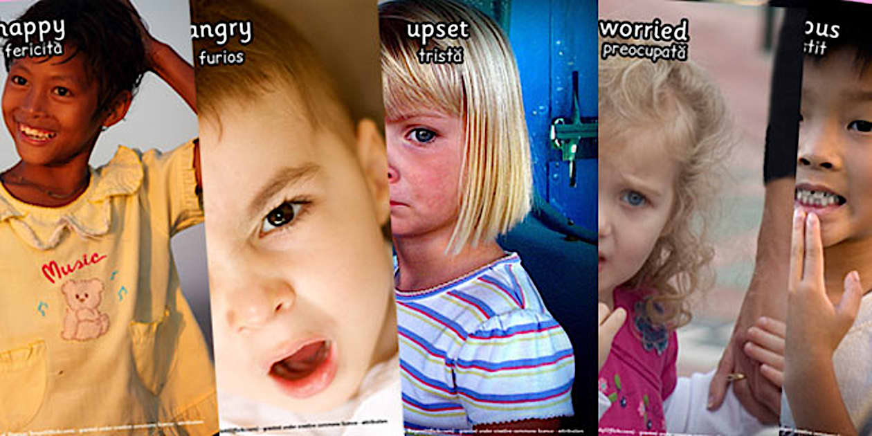Our Emotions A4 Display Photos Romanian Translation - romanian