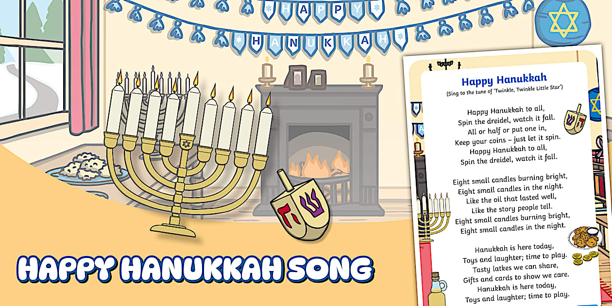 Happy Hanukkah Song Resource Pack