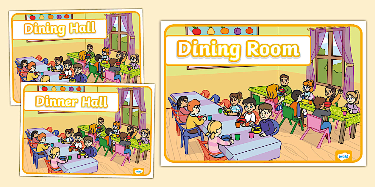 Dining Room Display Poster (teacher made) - Twinkl