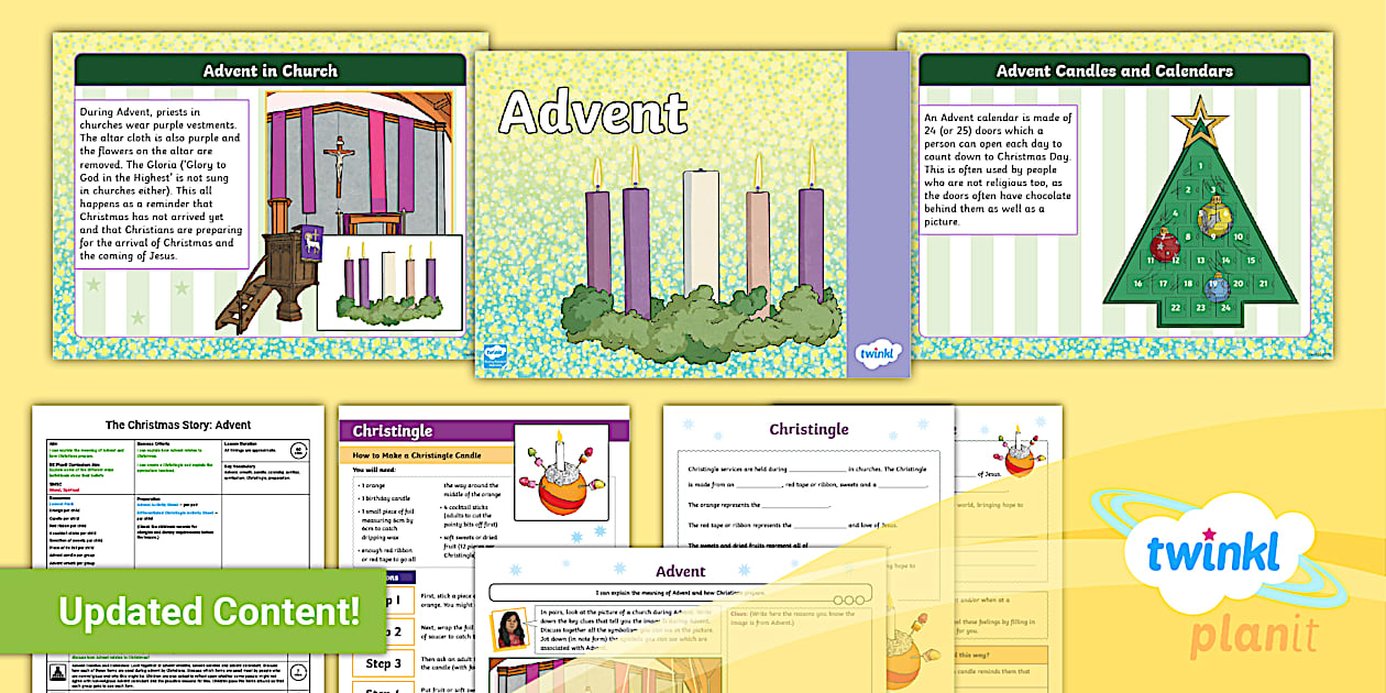 RE: The Christmas Story: Advent Year 6 Lesson Pack 5