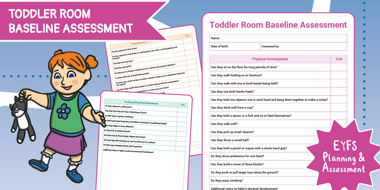 Northern Ireland EYFS Toddler Room Baseline Assessment