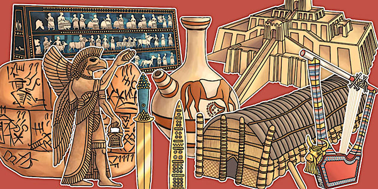 Ancient Sumer Large Display Cut Out Pack (teacher made)