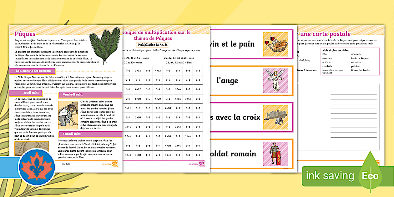 Easter in Canada Intermediate Pack French