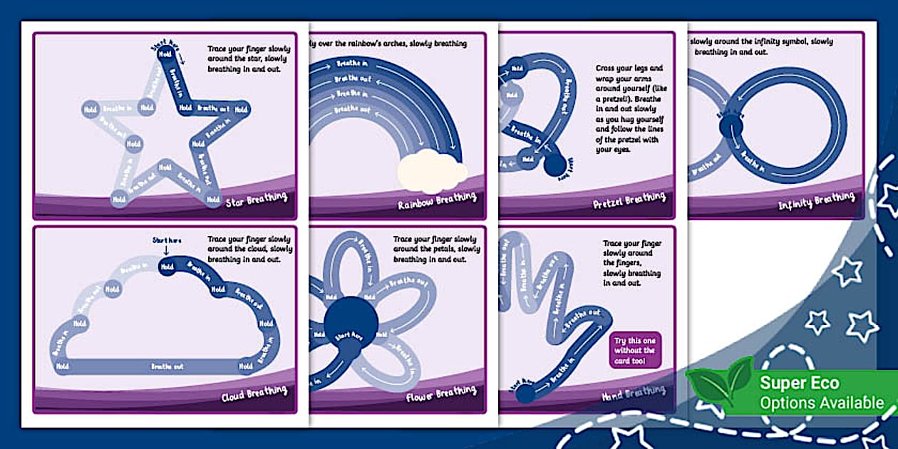 Keeping Calm Breathing Exercises (Teacher-Made) - Twinkl