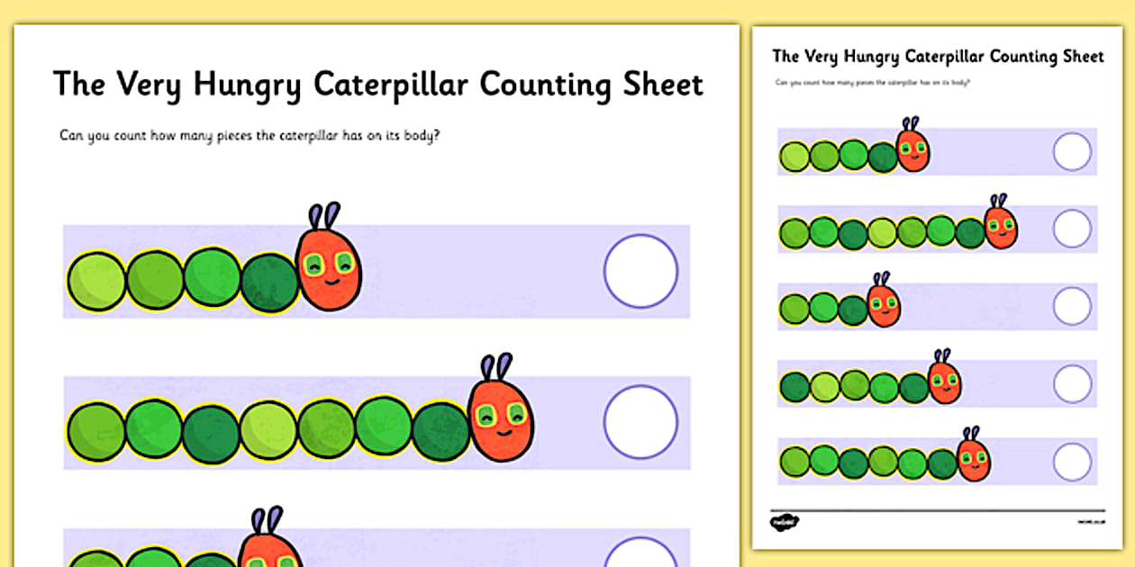 Counting Caterpillar | The Very Hungry Caterpillar | Maths