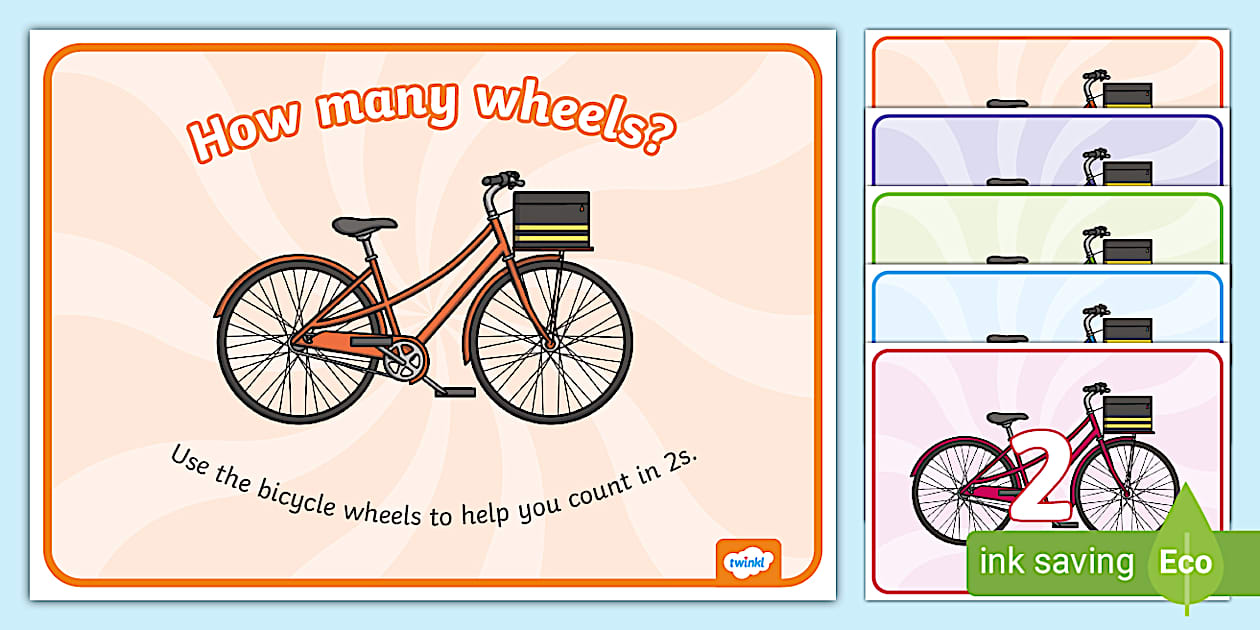 👉 Counting in 2s on Bicycles - Maths - KS1 (teacher made)