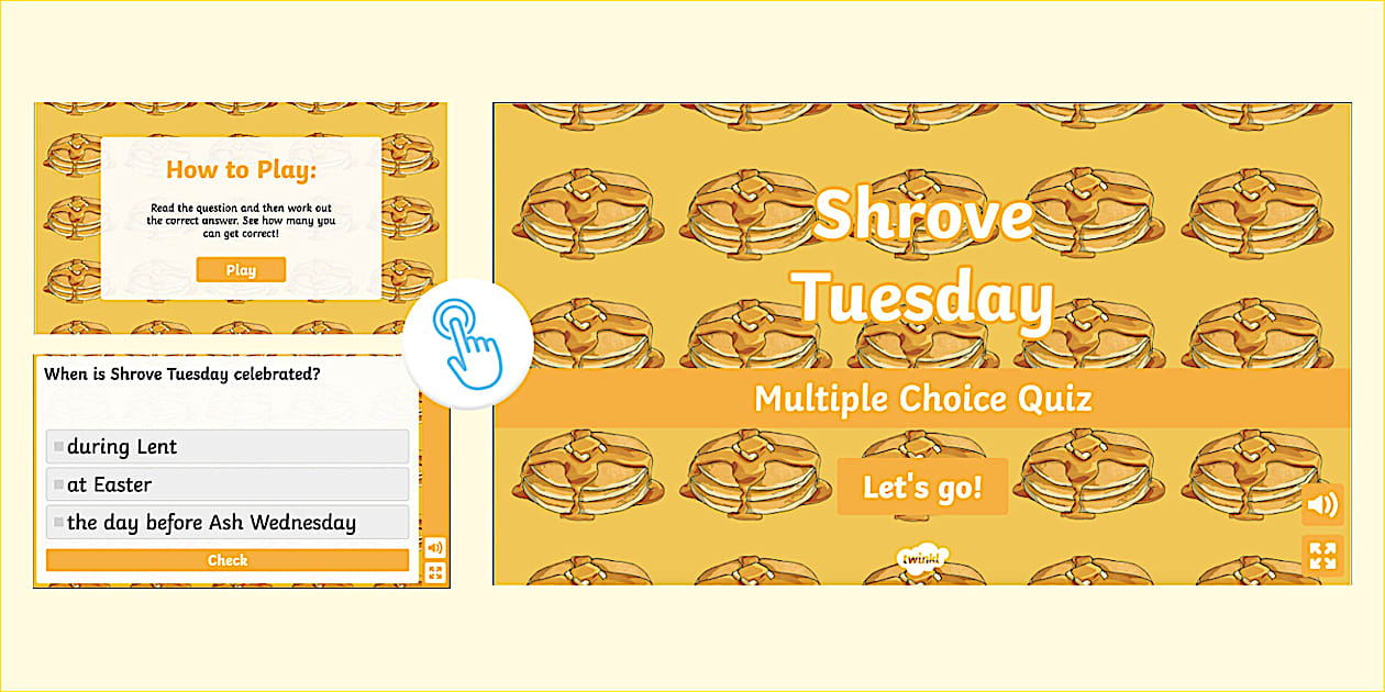 Shrove Tuesday Interactive Quiz (teacher made) - Twinkl